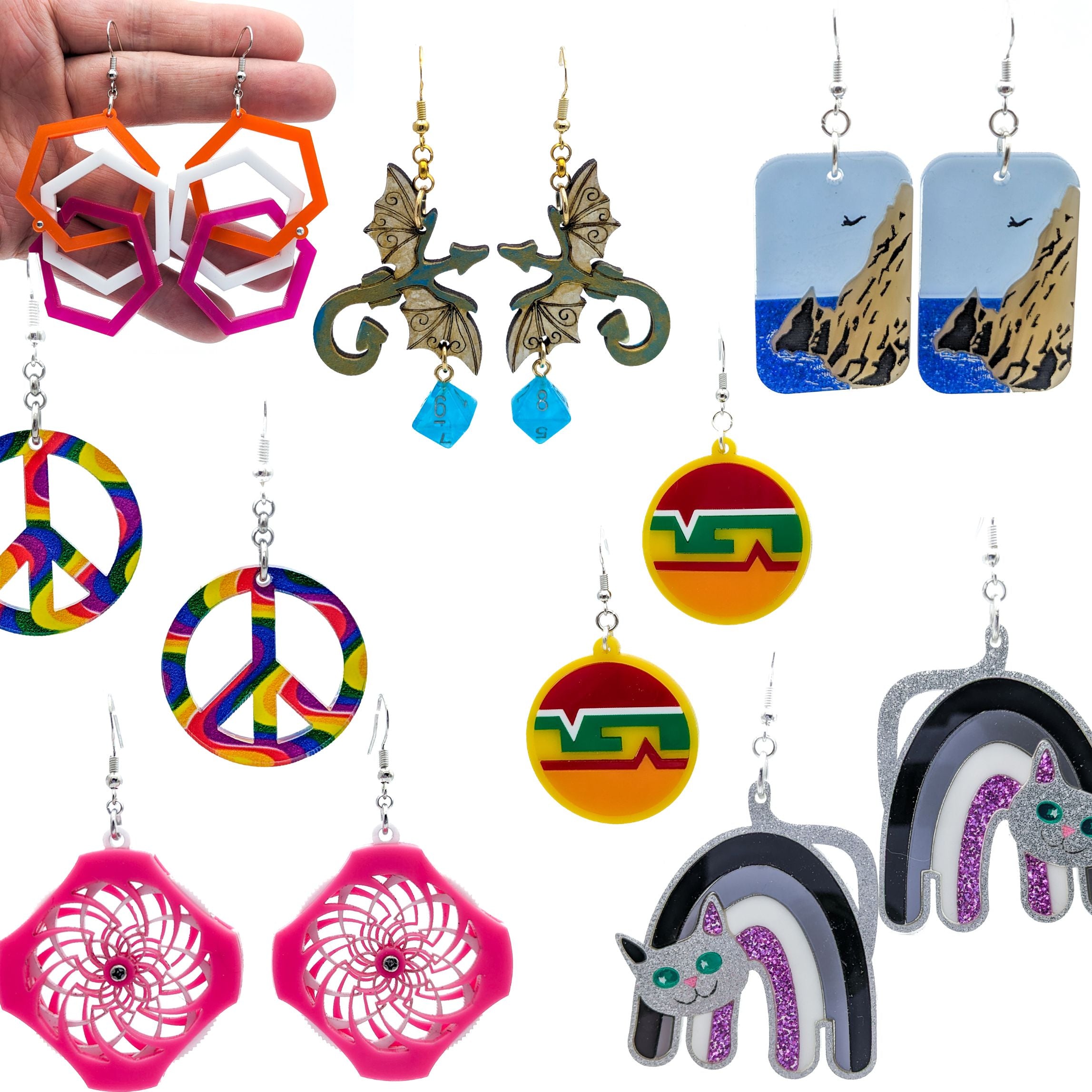 Laser-Cut Acrylic and Wood – Five Volt Logic